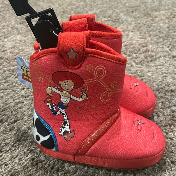 Disney | Shoes | Disney Pixar Toy Story Jesse Girls Sz 9 Red Cowgirl ...